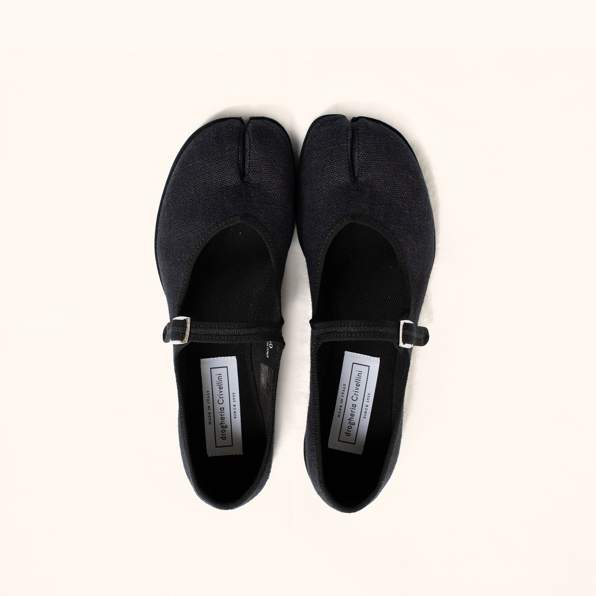 JAPANESE TABI SHOES - BLACK– HANDMADE
