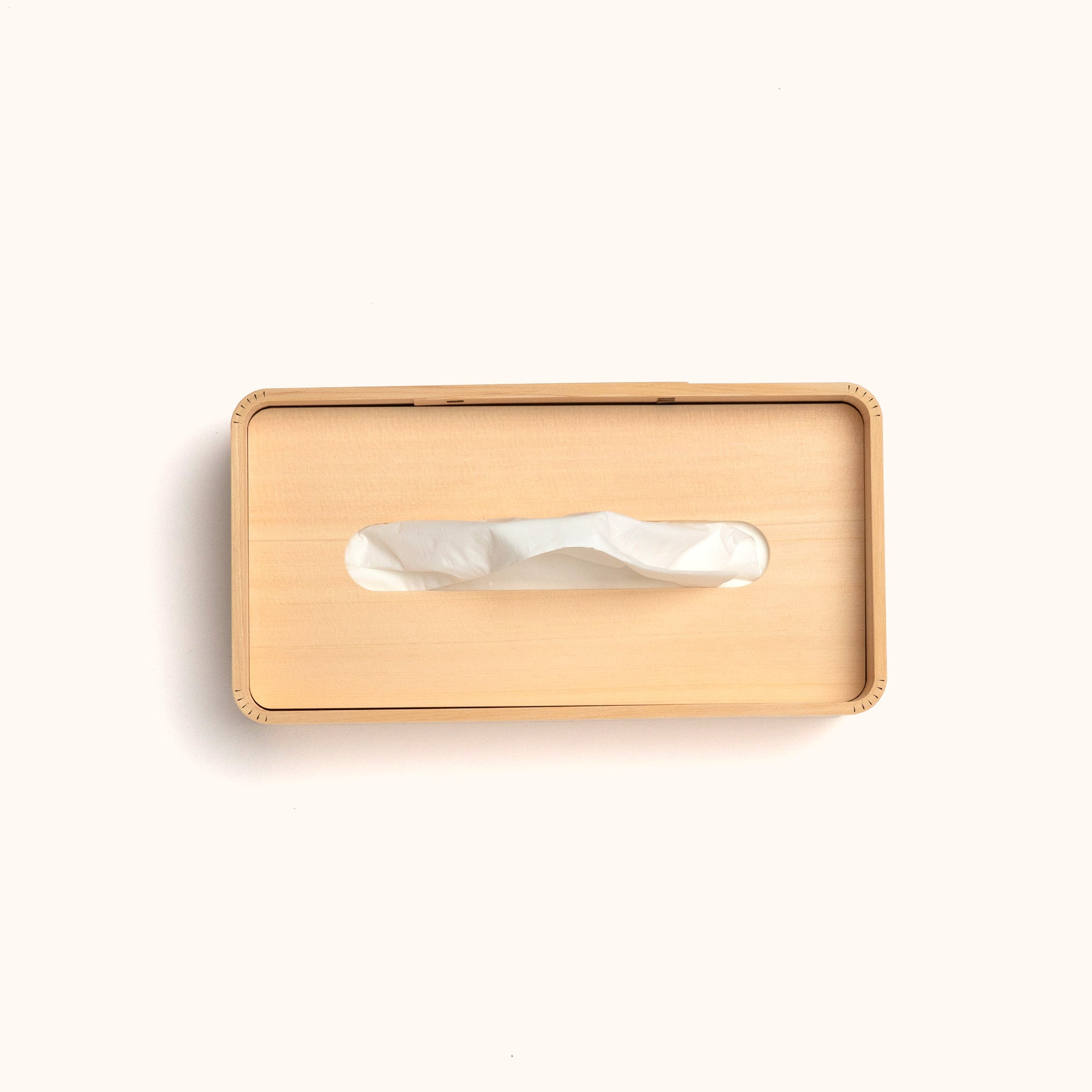 WOODEN TISSUE BOX– HANDMADE